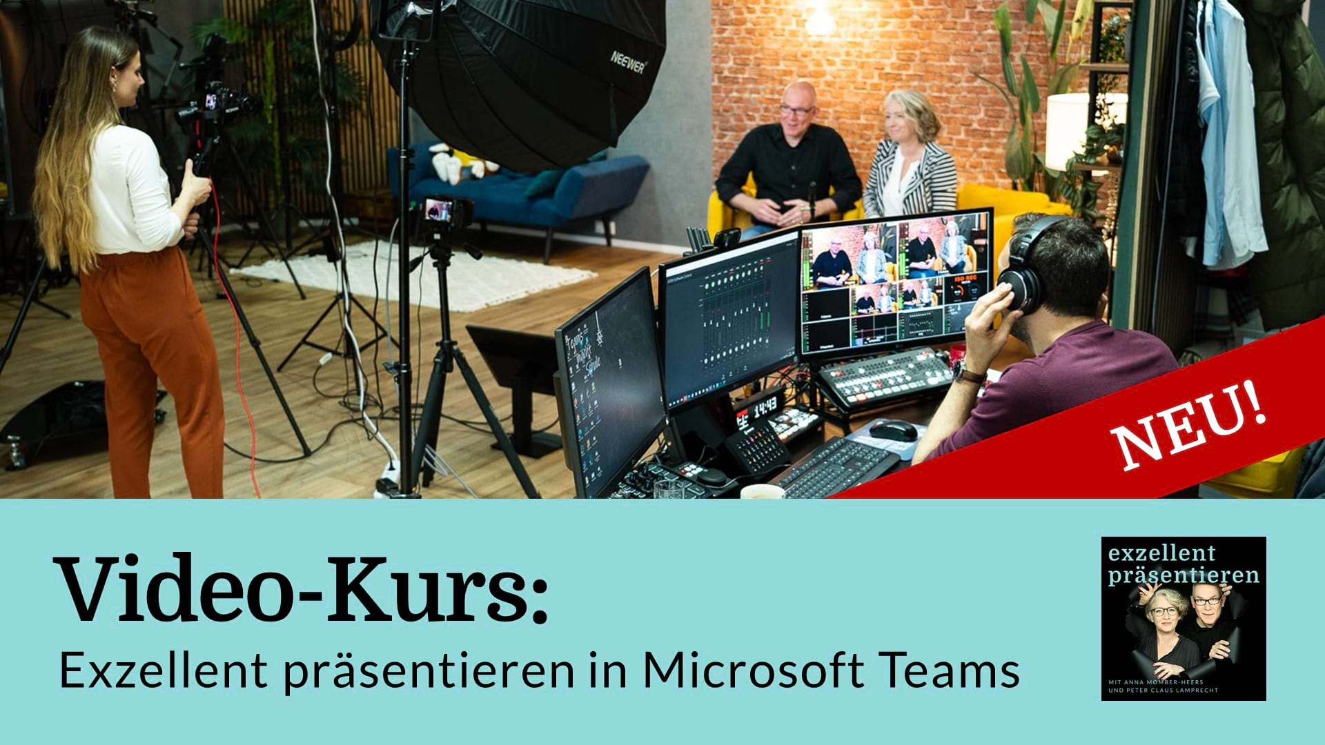Video-Kurs: Exzellent präsentieren in Microsoft Teams - exzellent präsentieren